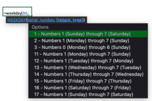 Automatically Convert And Update Date By Day Of The Week In Excel