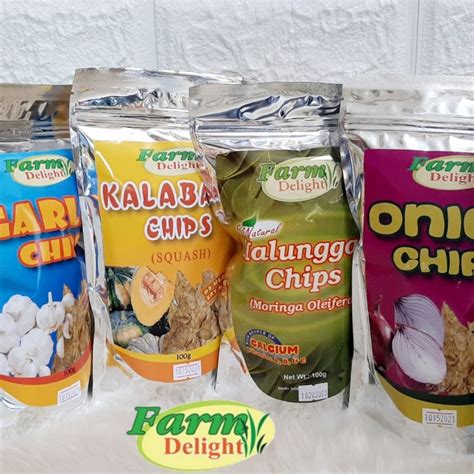 Farm Delight Veggie Chips And Nikimats Tahong Chips 100g At 12000