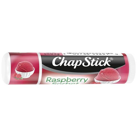Chapstick Flavored Moisturizing Lip Balm Raspberry Sorbet Walgreens