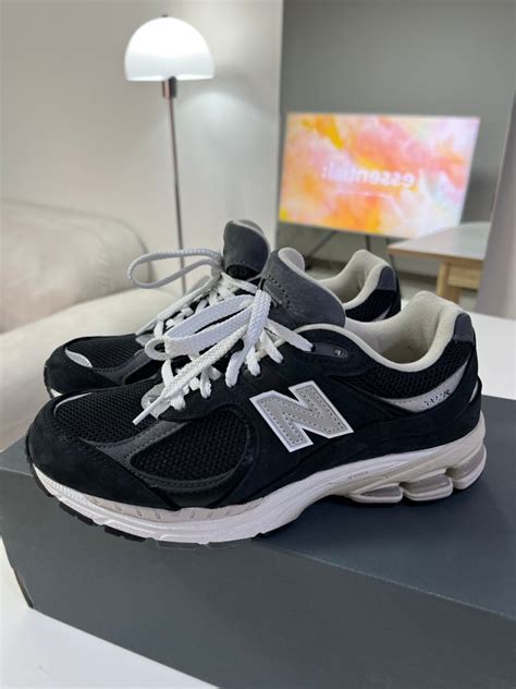 뉴발란스 2002 빈티지블랙 운동화 후기 및 착샷 사이즈팁 M2002rnc 네이버 블로그