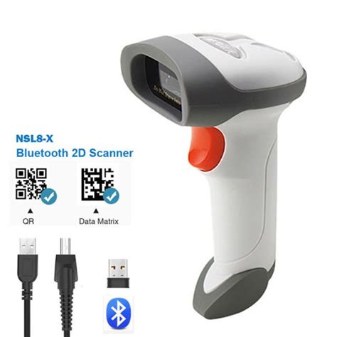 Netumscan Bluetooth 2d Barcode Scanner 3 In 1 Automatic Wireless Qr Barcode Reader Usb Image