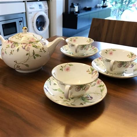 Wedgwood Sweet Plum Tea Set Tv And Home Appliances Kitchen Appliances