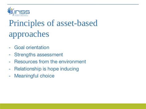 Assets Based Approach To Service Innovation