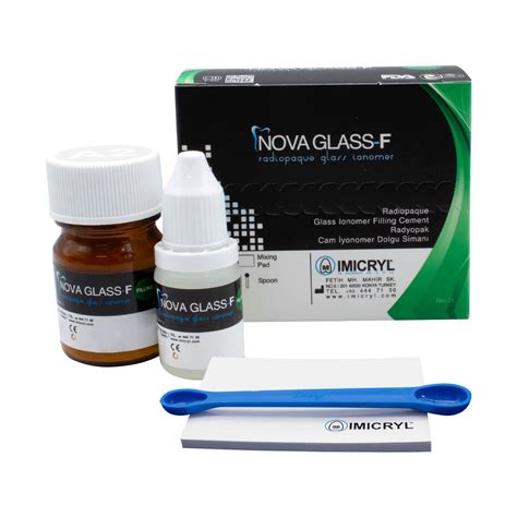 Imicryl Nova Glass F Radyopak Cam İonomer Dolgu Simanı