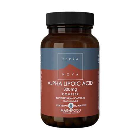 Terranova Alpha LipoiČna Kiselina 300mg Kompleks 50 Kapsula Ljekarna