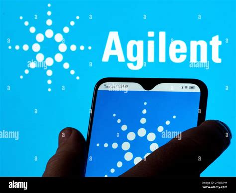 In This Photo Illustration Agilent Technologies Inc Logo Seen