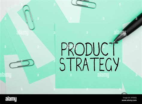 Handwriting Text Product Strategy Business Concept Long Term Plan