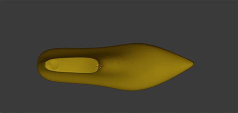 D Pointed Toe Ballerina Model TurboSquid