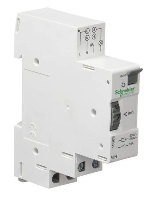 Automatic Staircase Timer 220v Ac 1 7 Minimums 15363 Schneider Electric