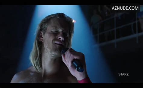 Alexander Ludwig Stephen Amell Shirtless Bulge Scene In Heels