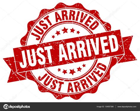 Just Arrived Stamp Sign Seal Stock Vector Aquir014b 134557390