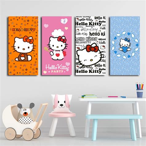 Jual Hiasan Dinding Hello Kitty Wall Decor Hello Kitty Pajangan Kayu Dekorasi Dinding Rumah
