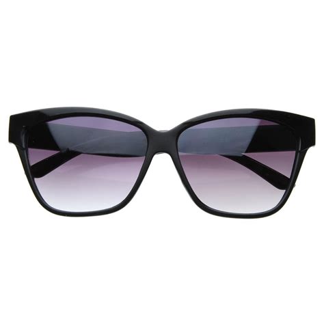 New Retro Fashion Blog Cat Eye Horn Rimmed Sunglasses Sunglassla