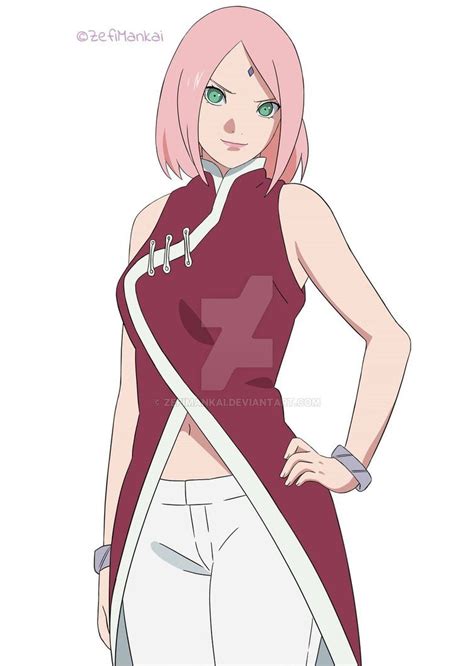 Sakura Haruno By Zefimankai Sakura Haruno Sasuke Uchiha Sakura