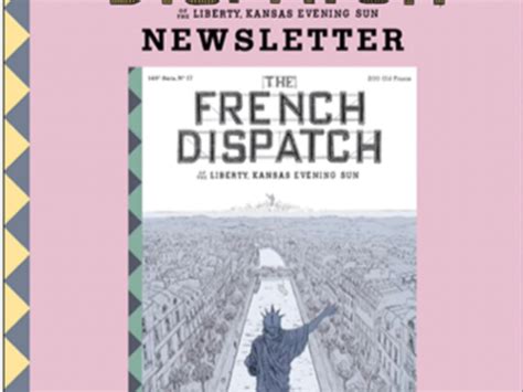 Searchlight Pictures The French Dispatch Email Newsletter Campaign