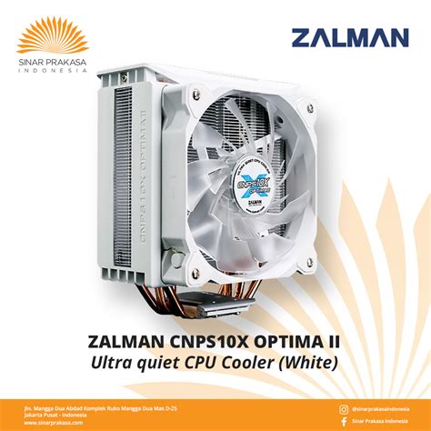 Zalman CNPS X OPTIMA Ⅱ White Sinar Prakasa Indonesia