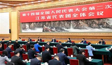 习近平参加江苏代表团审议3 2024年全国两会 人民网