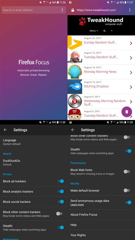 New Firefox Focus Browser Tweakhound