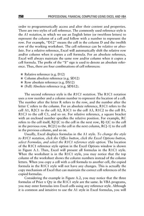 Professional Financial Computation Using Excel And VBA Order To Programmatically Access And