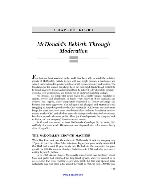 Caso Mc Donalds Pdf