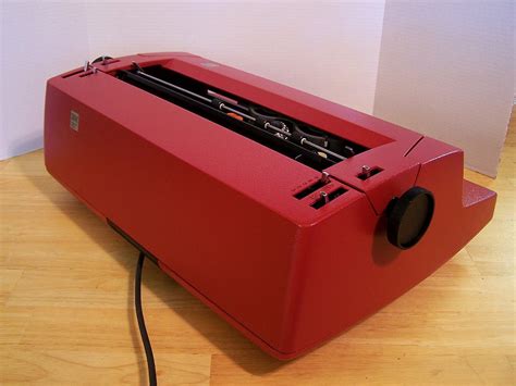 Ibm Selectric Typewriters Red Selectric Ii With Correction Sold