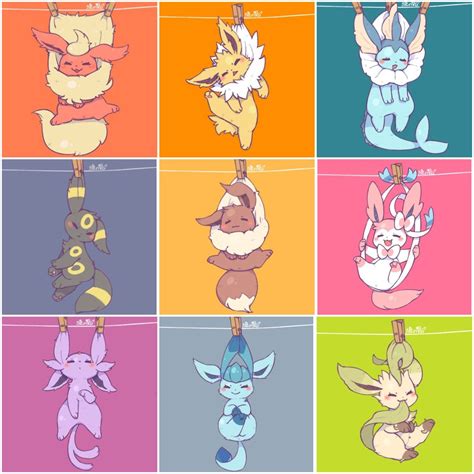 Pokemon Ninetales Pokemon Eevee Evolutions All Eeveelutions Pokemon
