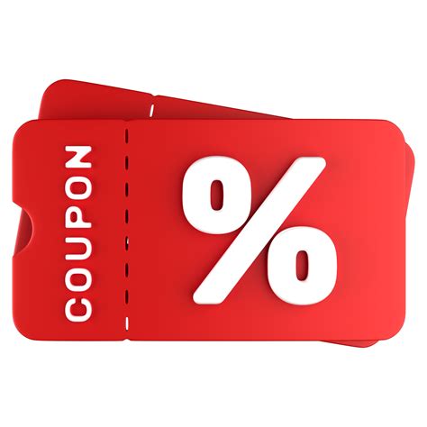 Discount Coupon 3d 12872326 Png