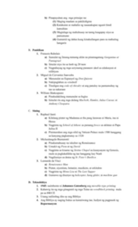 SOLUTION Grade 8 Araling Panlipunan Ap 3rd Quarter Lecture Study Notes