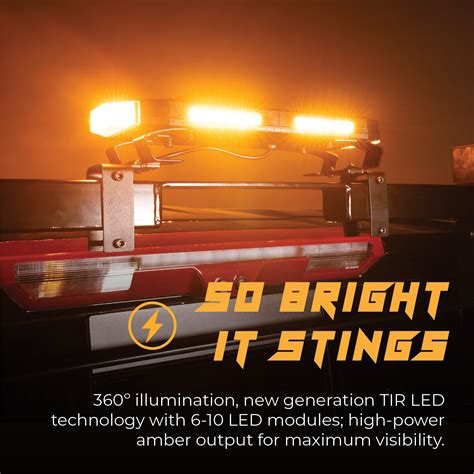 Putco Hornet™ Led Strobe Light Bar With Backrack Mount