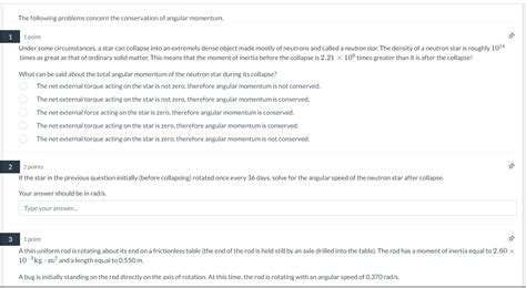 Solved The Following Problems Concern The Conservation Of