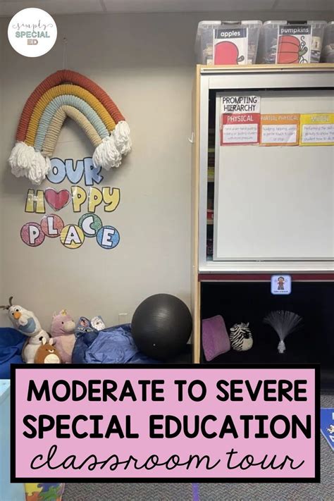 Elementary Mod Severe Classroom Tour Simply Special Ed Special