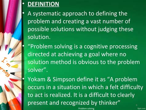 problem solving method ppt educational assessment education