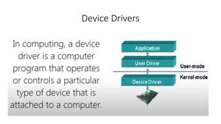 Device Drivers And Running Modules PPT
