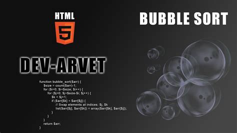 Пузырьковая сортировка Bubble Sort Php Сортировка пузырьком Youtube