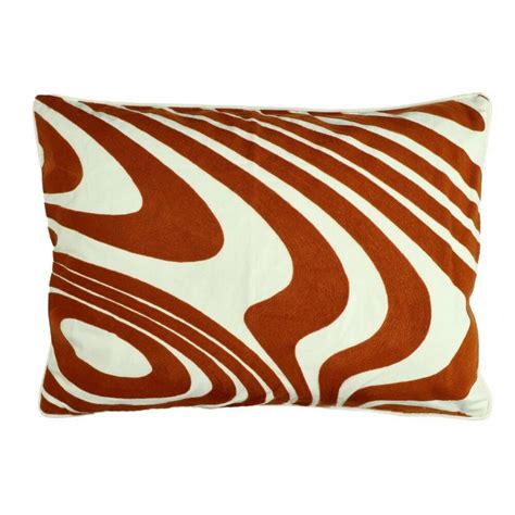 Cushion Brindisi Rust Pomax