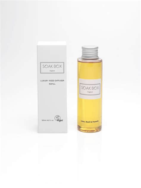 Natural Reed Diffuser Refill Lime Basil And Pomelo