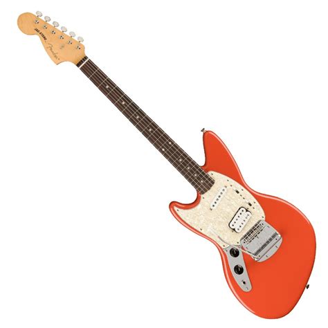 Fender Kurt Cobain Jag Stang Left Handed Fiesta Red At Gear4music