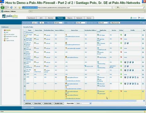 How To Demo A Palo Alto Networks Firewall Part 2 Of 2 Youtube