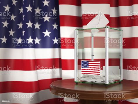 미국 고 용지 투표의 국기와 투표 용지 상자 미국에서 대통령 또는 의회 선거 0명에 대한 스톡 사진 및 기타 이미지 0명 Legislative Election