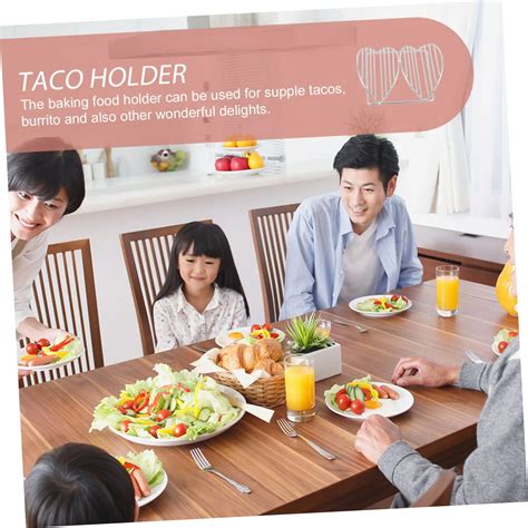 Shell Holder Taco V Shaped Stainless Steel Taco Stand Rack Tray Taco