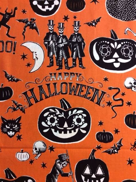 Alexander Henry Halloween Crafty Calaveras Dia De Los Muertos Halloween