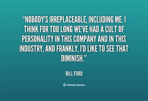 No One Is Irreplaceable