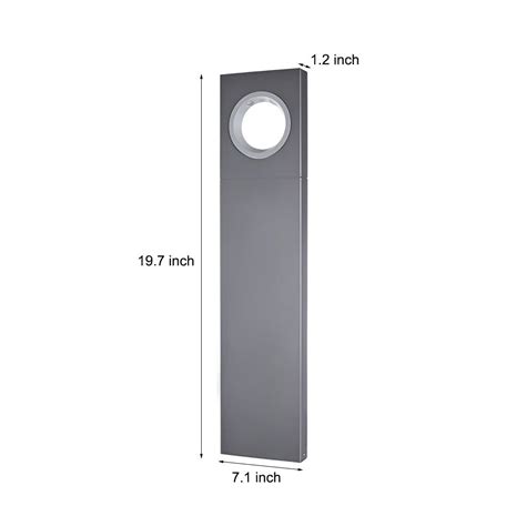 Waterproof 7w Led Black Modern Outdoor Pathway Lights Post Lights