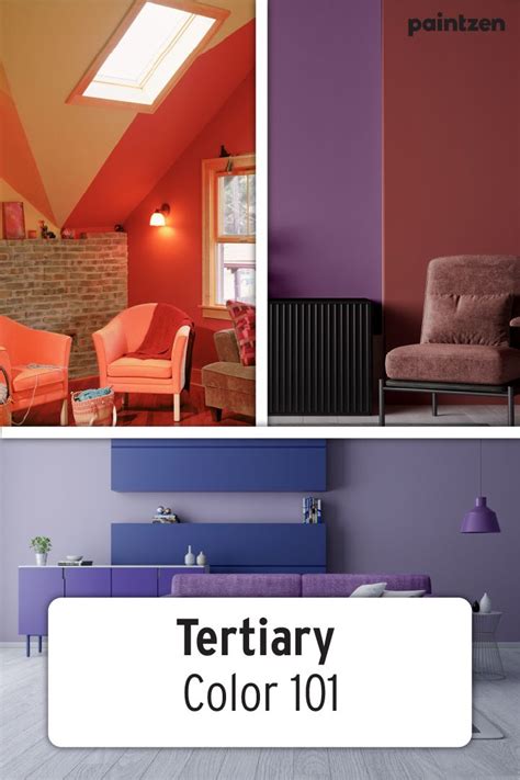 experiment with tertiary colors for a unique interior design
