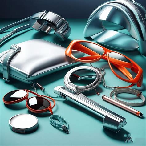 Premium Photo A Pair Of Scissors And A Pair Of Orange Glasses Are Laying On A Table