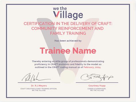 Craft Training