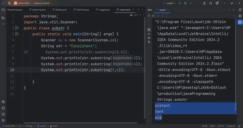 100daysofcode javaprogramming day60 stringmanipulation substring