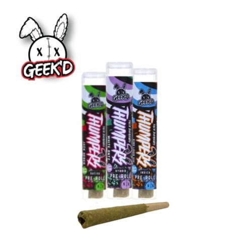 Buy Geekd Thumpers Pre Rolls Thc A Diamonds And Kief Coated Bliss