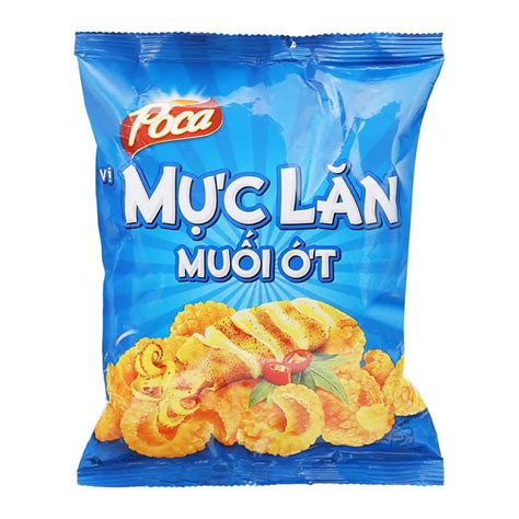 Snack Mực Lăn Muối ớt Poca Gói 75g