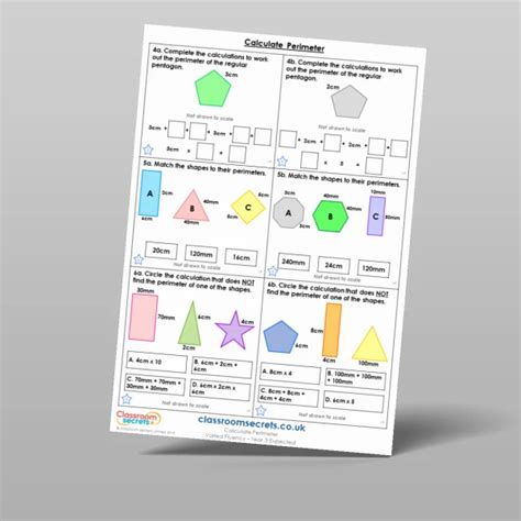Year 3 Calculate Perimeter Fluency Matrix Resource Classroom Secrets
